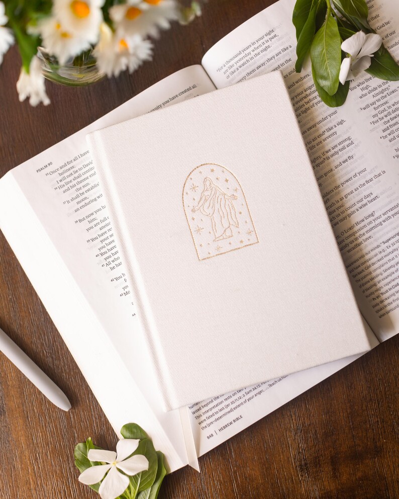 Linen Christus Journal • LDS Gift • Bible Study Notebook • Christian ...