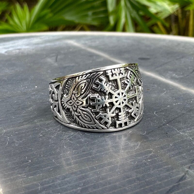 Viking Silver Ring - Etsy