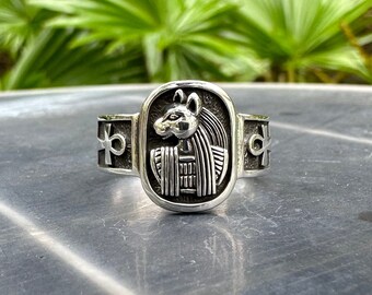 Goddess Bast Ring - Etsy