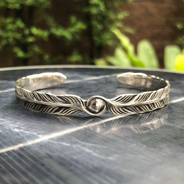 Feather Bangle - Etsy