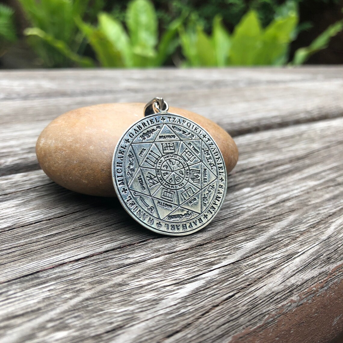 Handcrafted 925 Sterling Silver Key of Solomon Pendant - Etsy