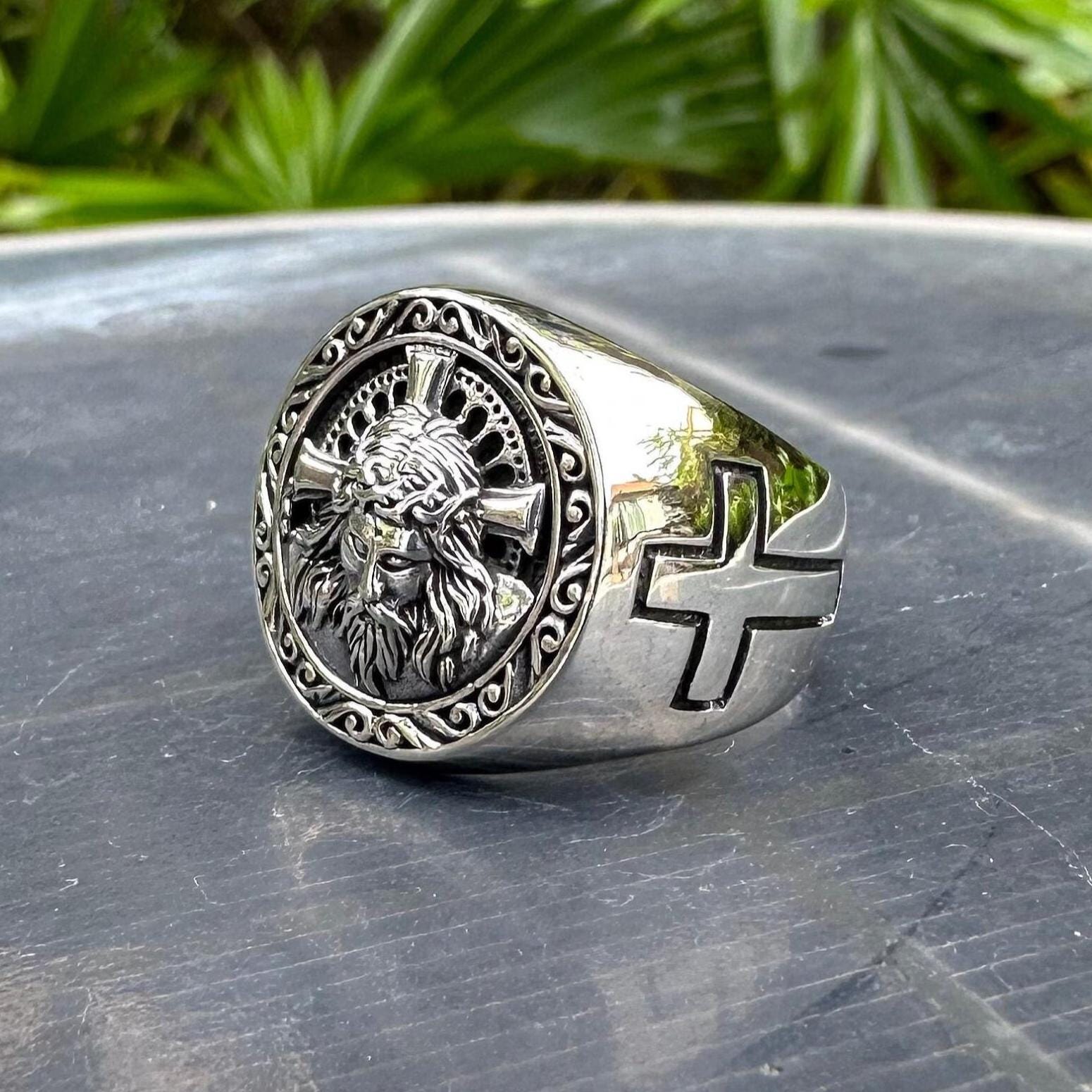 Handcrafted 925 Sterling Silver Jesus Christ YHWH Yahweh Hebrew Jewish ...