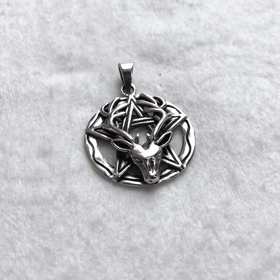 Eikthyrnir Legendary Viking Deer Sterling Silver 925 Pendant - Etsy UK