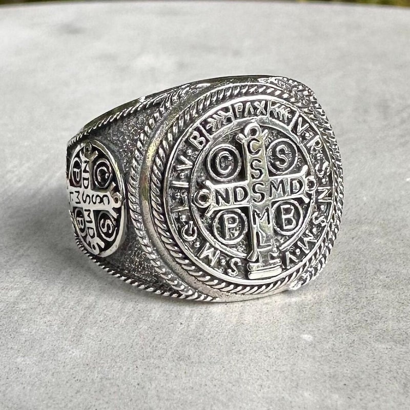 Saint Benedict Ring - Etsy