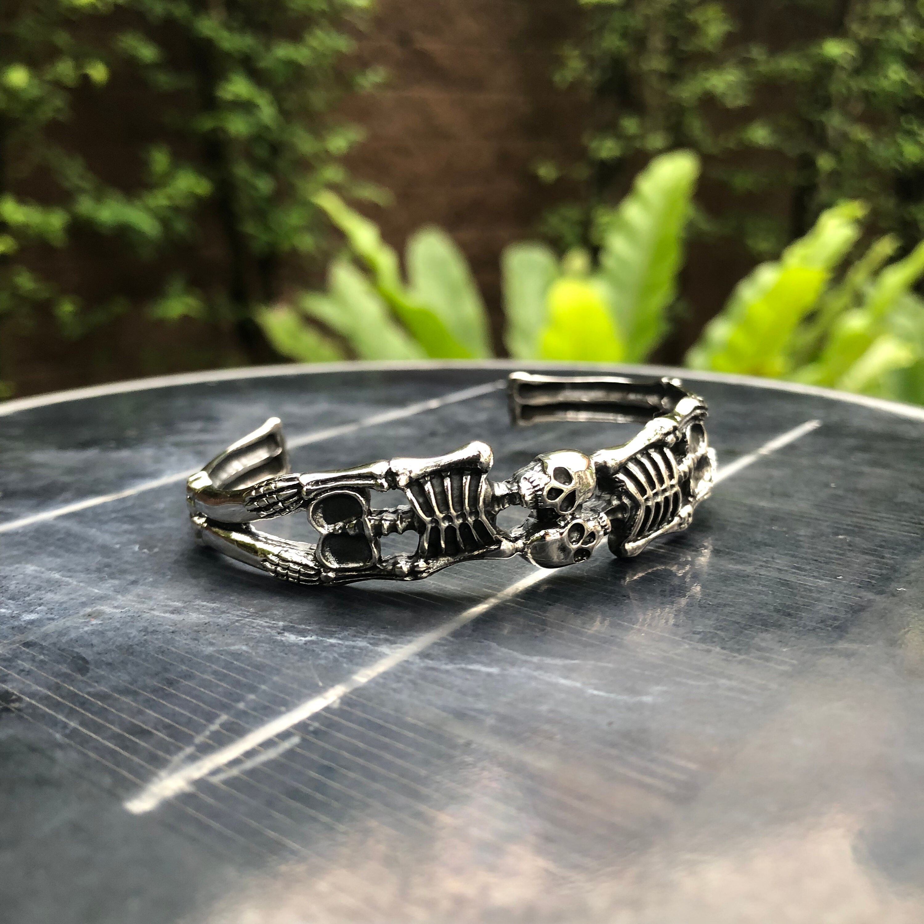 Skeleton hand bracelet sterling silver store
