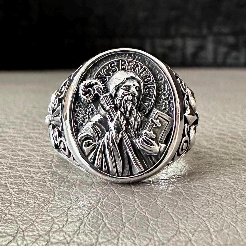 Saint Benedict Ring - Etsy