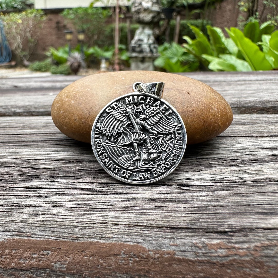 Handcrafted Saint Michael Guardian Angel Christian Protector - Etsy