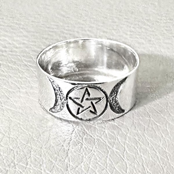 Triple Moon Ring - Etsy