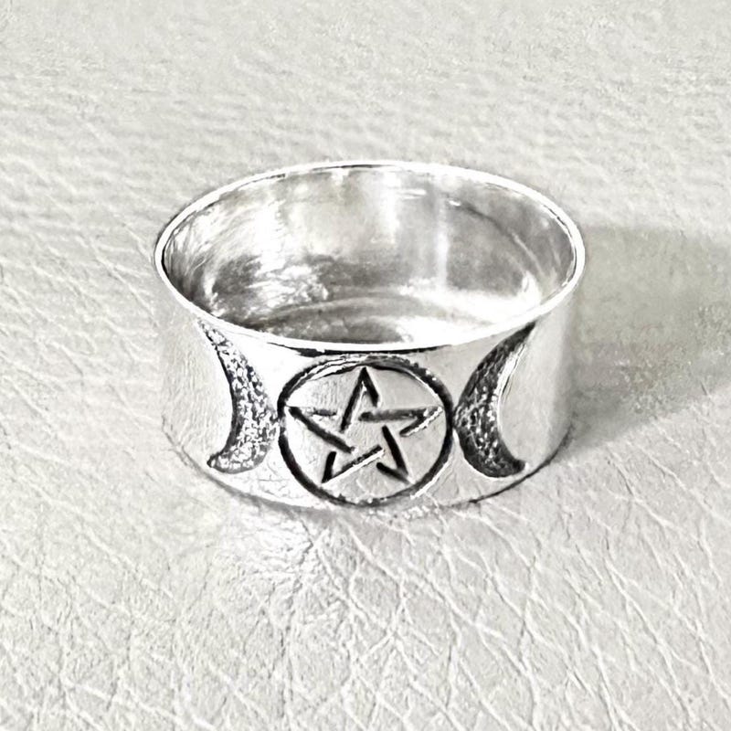 Triple Moon Ring - Etsy