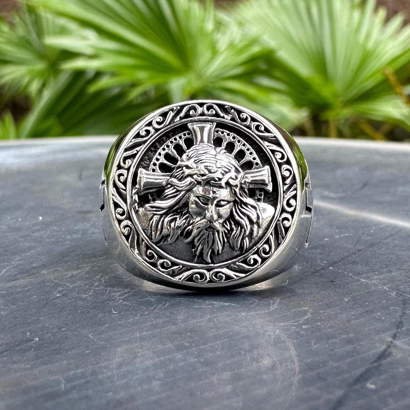 Handcrafted 925 Sterling Silver Jesus Christ YHWH Yahweh Hebrew Jewish ...