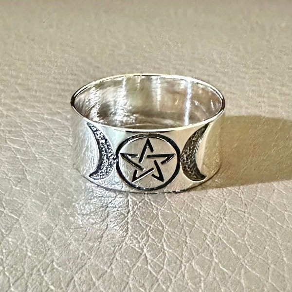 Triple Moon Ring - Etsy