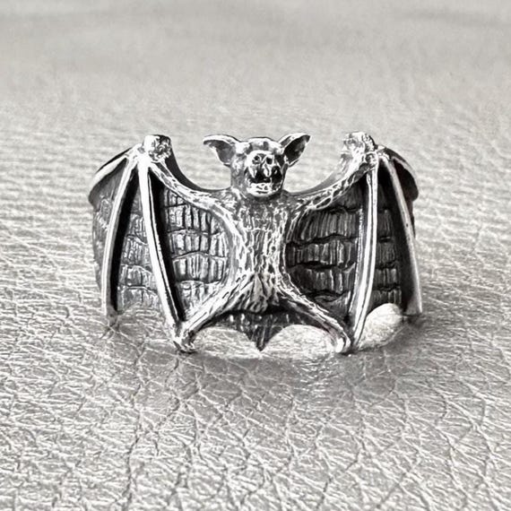 Bat Ring Sterling Silver