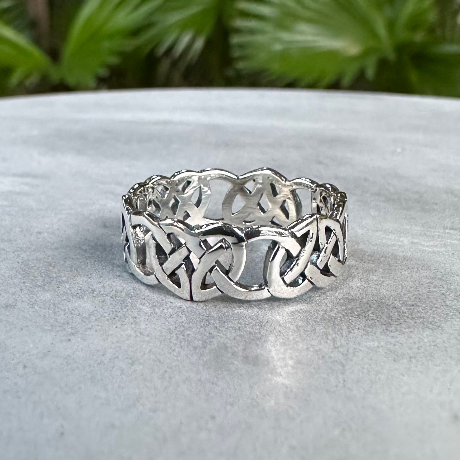 Handcrafted 925 Sterling Silver Celtic Knot Ring Eternal Love Celtic ...