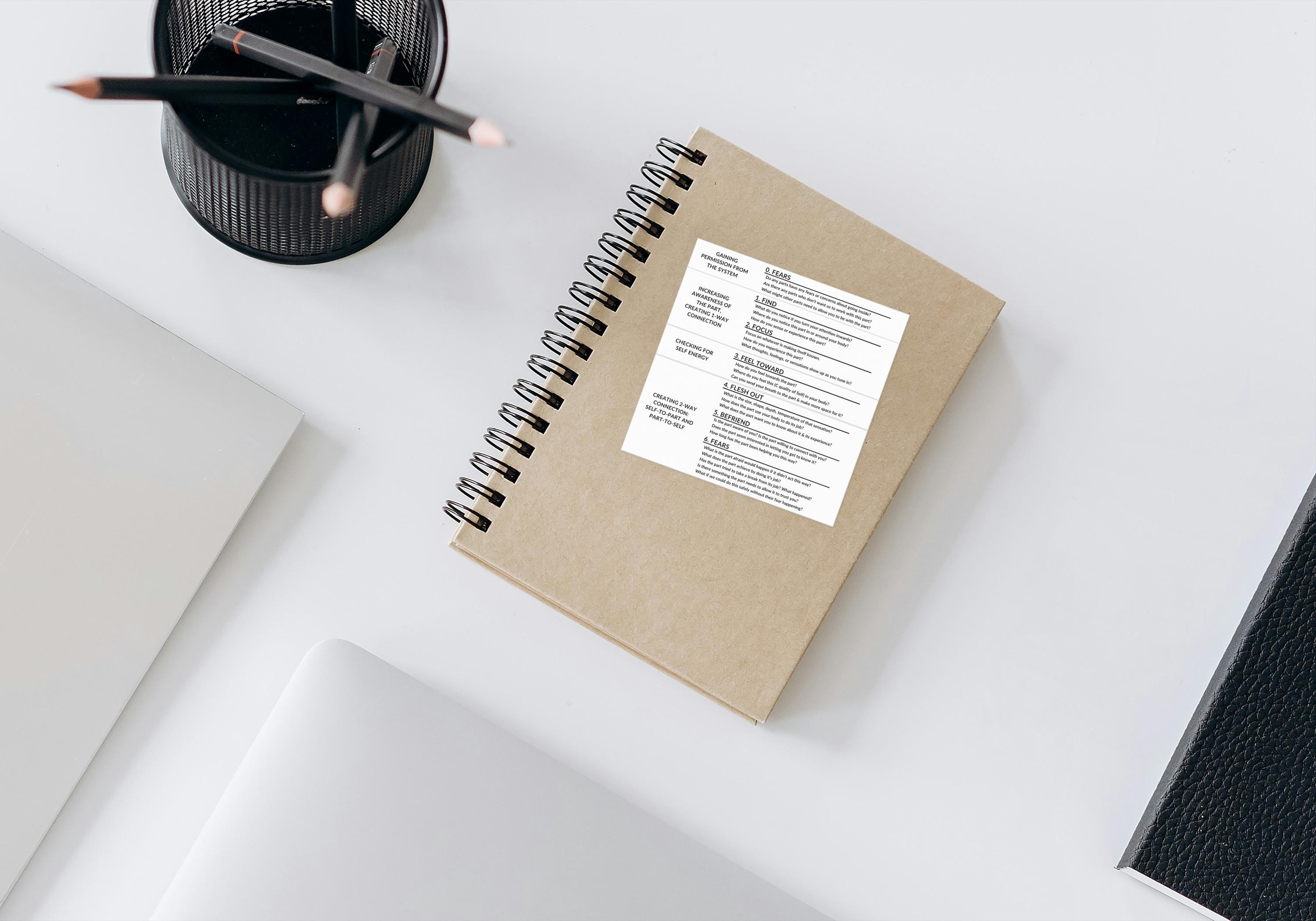 IFS 6 Fs Cheat Sheet Sticker for Therapists, Coaches, & Self-reflection ...