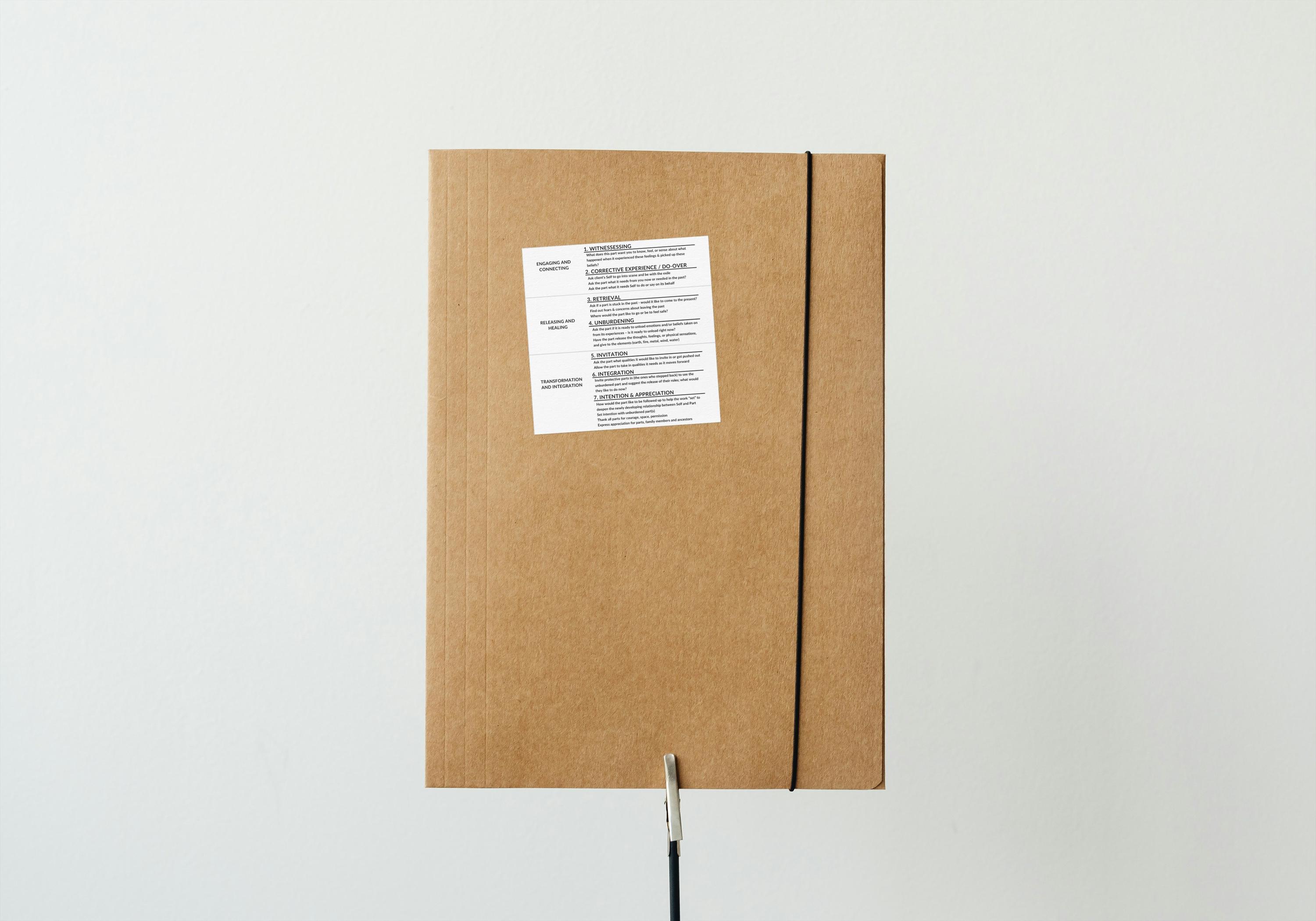 IFS Healing Steps Cheat Sheet Sticker for Therapists, Coaches, & Self ...