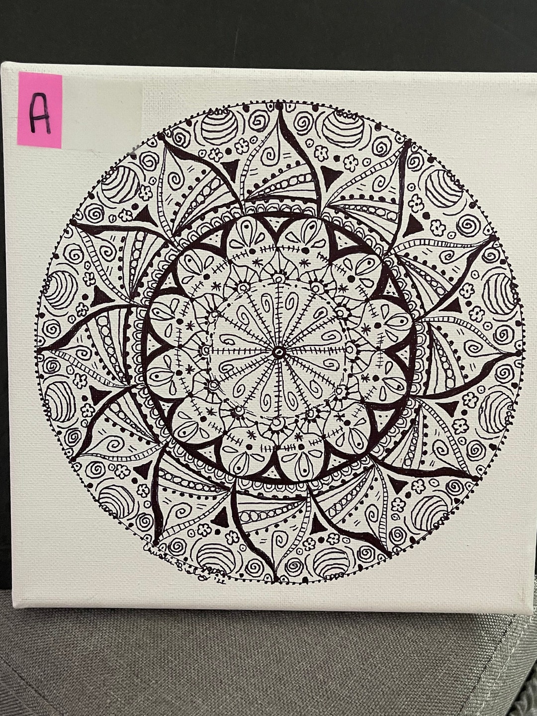 Hand Drawn Mandalas in Ink - Etsy