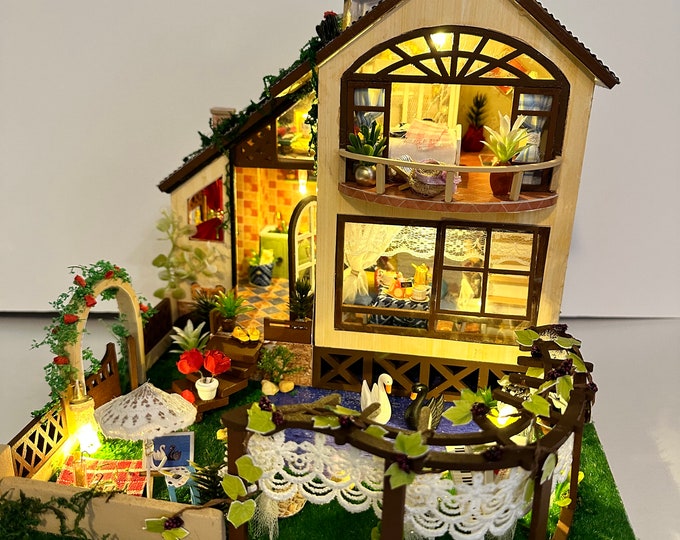 The Swan House Miniature- Fully Assembled - Etsy