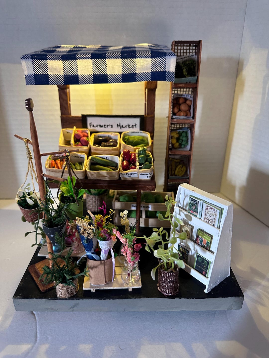 Stine Original Farmer’s Market Stall Miniature- Fully Assembled - Etsy