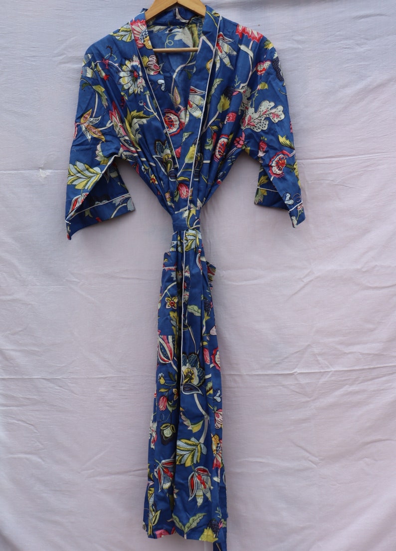 Floral Print Robes Bridesmaid Kimono Robe Floral Kimono - Etsy