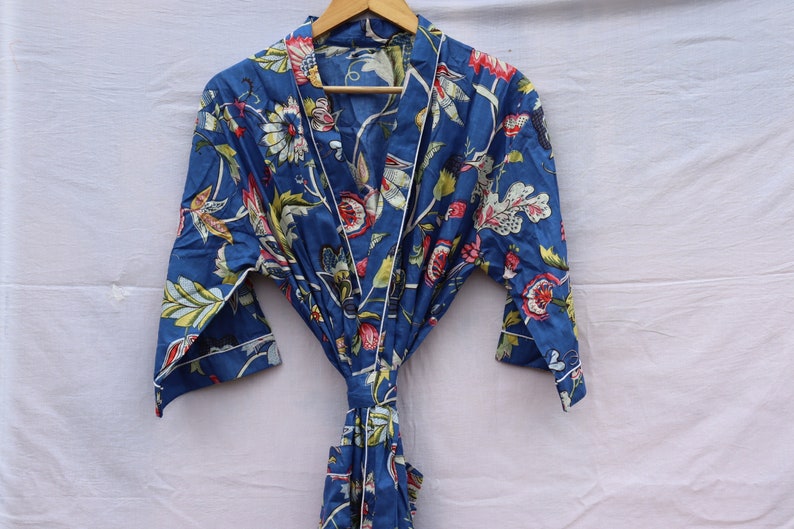 Floral Print Robes Bridesmaid Kimono Robe Floral Kimono - Etsy