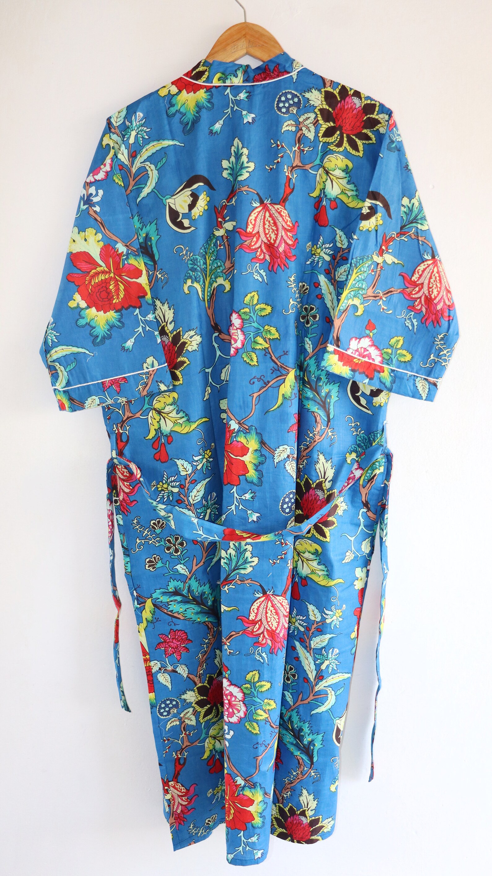 EXPRESS DELIVERY Floral Prinrted Cotton Kimono Robes Soft - Etsy