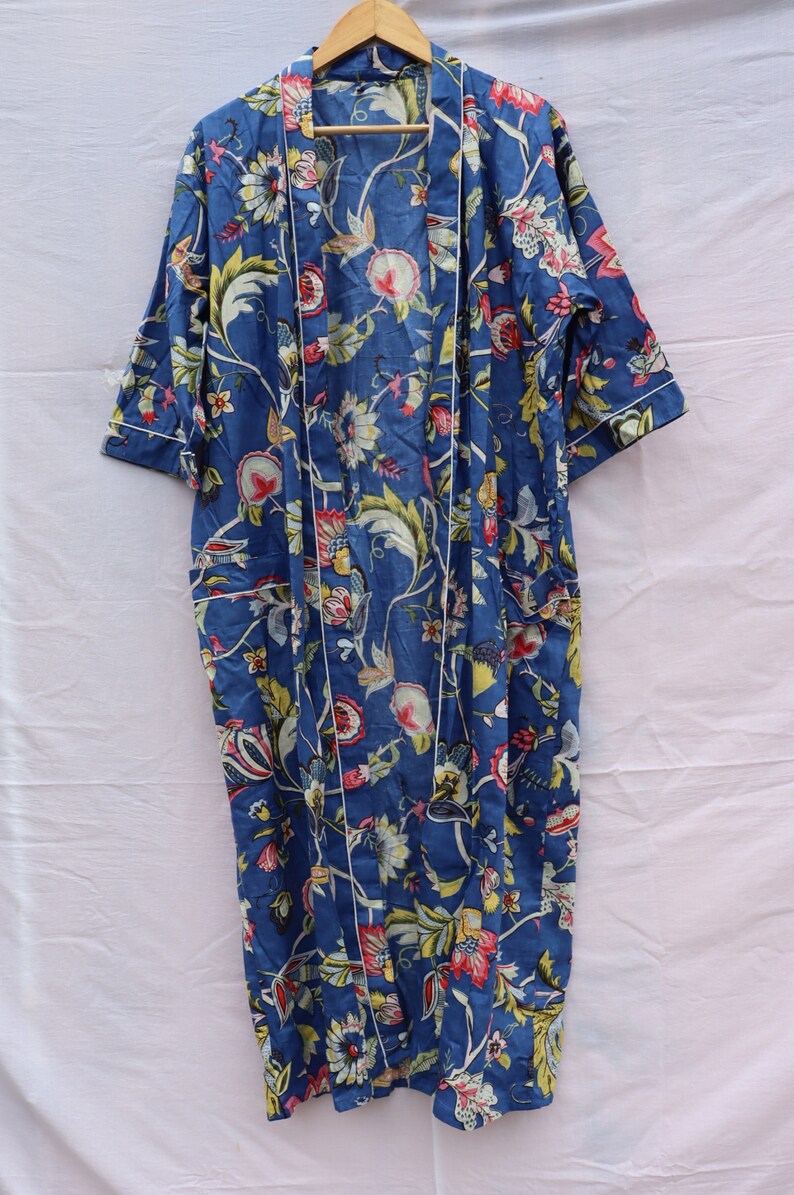 Floral Print Robes Bridesmaid Kimono Robe Floral Kimono - Etsy