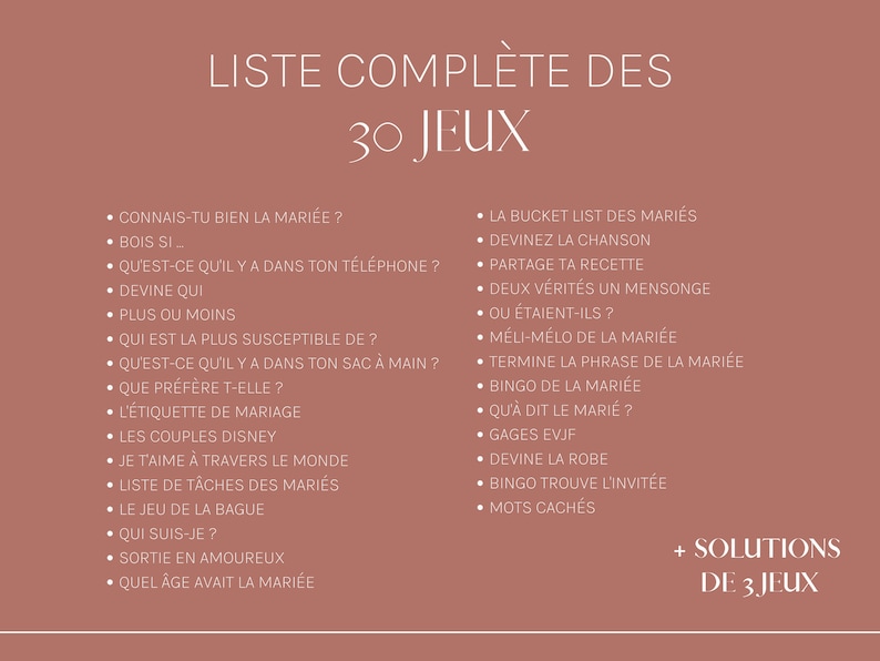 30 Jeux EVJF à Imprimer Et à Télécharger Jeux Enterrement Vie De Jeune ...