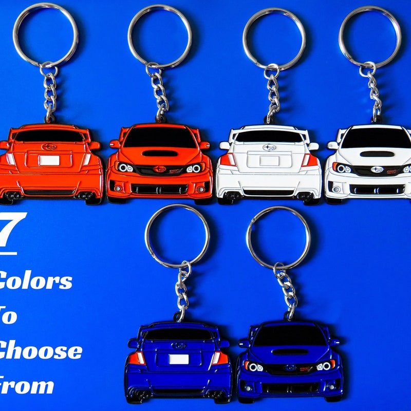 Subaru Toy Car Keychain - Etsy