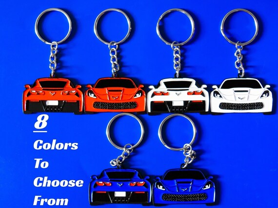 Keychain for Chevy Corvette 7th Gen Double-sided 2014-2019 Key - Etsy