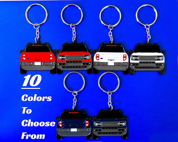 Keychain for Bronco Sport Double Sided Key Ring Gift for Car - Etsy
