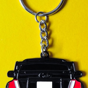 Keychain for Subaru WRX Sti Enamel Black Double-sided JDM Stink Eye ...