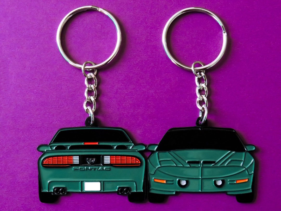 Pontiac Trans Am WS6 Keychain Double-sided GREEN 1993-1997 Firebird ...