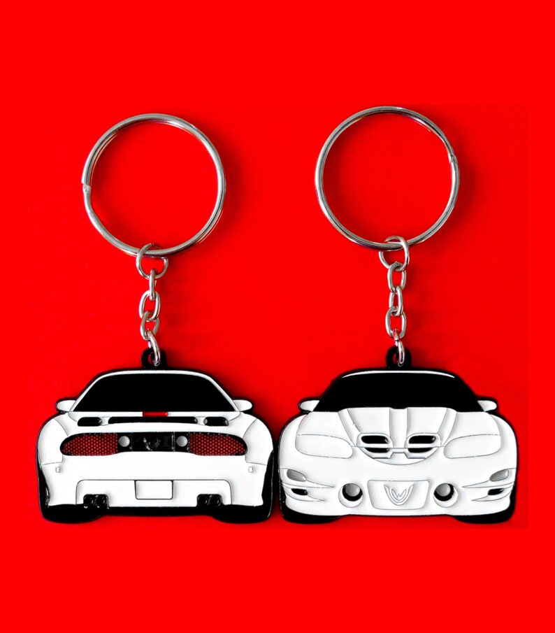Pontiac Trans Am WS6 Keychain Double-sided WHITE 1998-2002 - Etsy