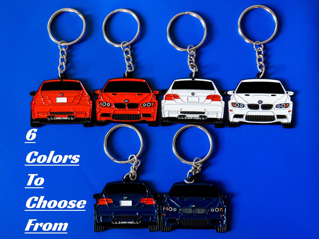 Keychain FOR BMW E92 M3 2007-2013 Double-sided Bimmer Accessories Gifts ...