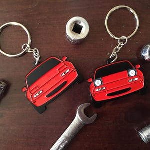 Keychain for Mazda Miata NA MX5 Double-sided JDM Keyring Gifts for Car ...