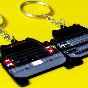 Keychain for Bronco Sport BLACK DOUBLE Sided Key Ring Gift for Car ...