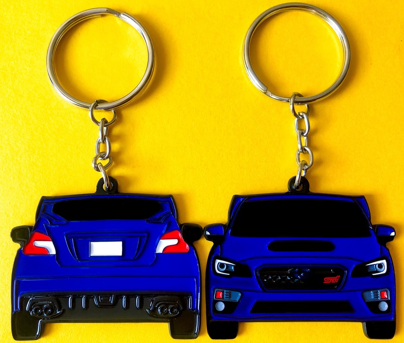 Keychain for Subaru WRX Sti Enamel Double-sided JDM Evo Eye - Etsy