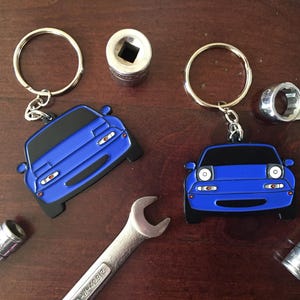 Keychain for Mazda Miata NA MX5 Double-sided JDM Keyring Gifts for Car ...
