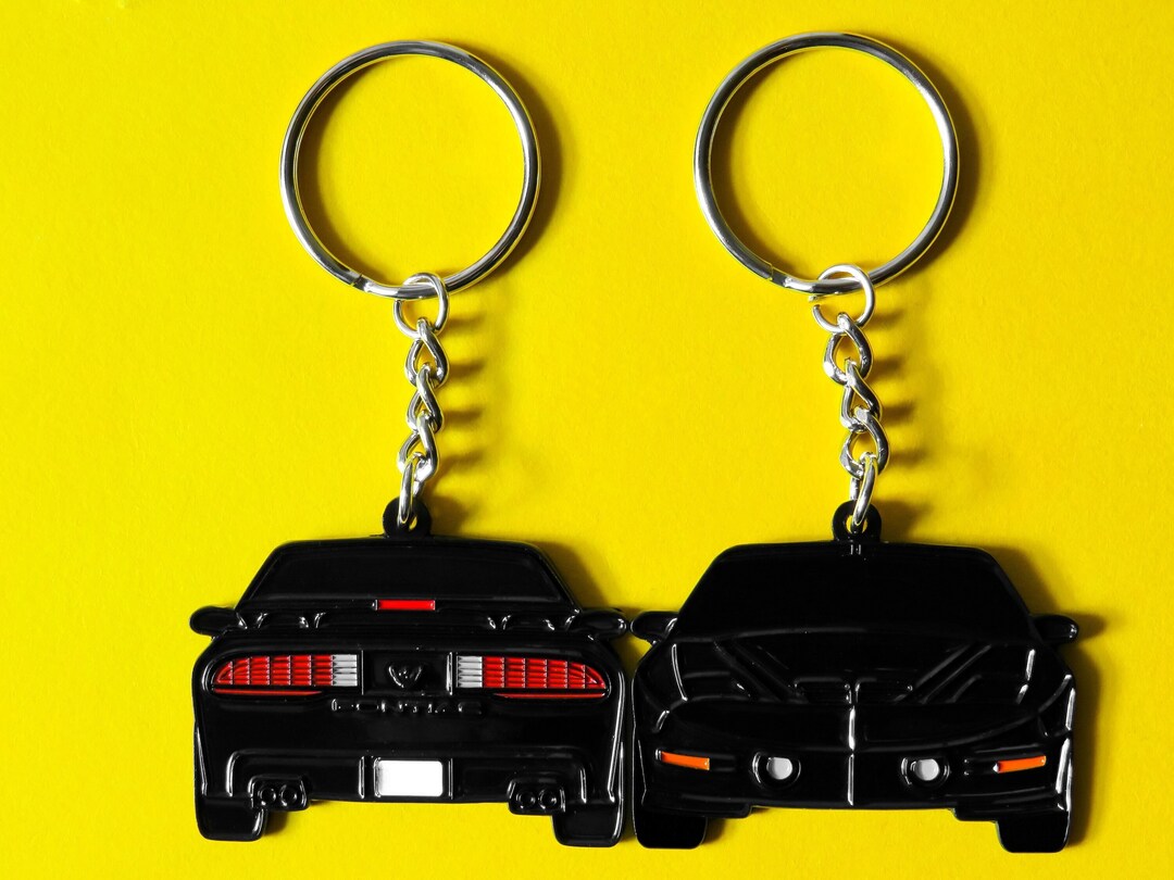 Pontiac Trans Am WS6 Keychain Double-sided BLACK 1993-1997 Firebird ...