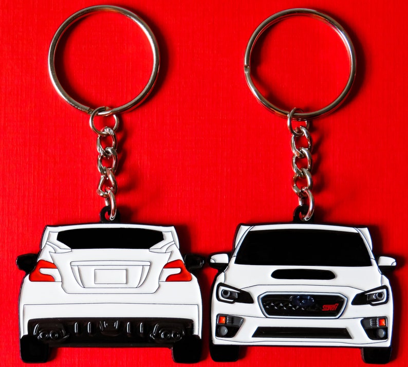 Keychain for Subaru WRX Sti Enamel Double-sided JDM Evo Eye - Etsy