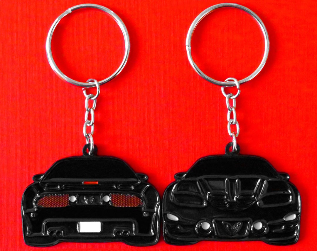 Pontiac Trans Am WS6 Keychain Double-sided BLACK 1998-2002 Firebird ...