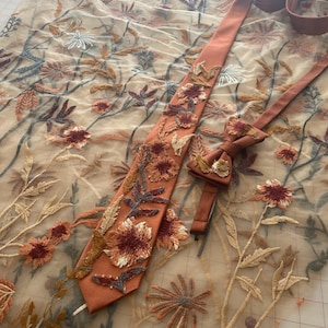 AUTUMN LEAVES FALLING: Prom Tie, Groom Tie, Groomsmen Tie, Floral Tie ...