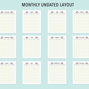 Printable Planner Bundle: Daily, Weekly and Monthly Planner Pages, to ...