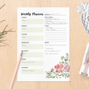 Printable Planner Bundle: Daily, Weekly and Monthly Planner Pages, to ...