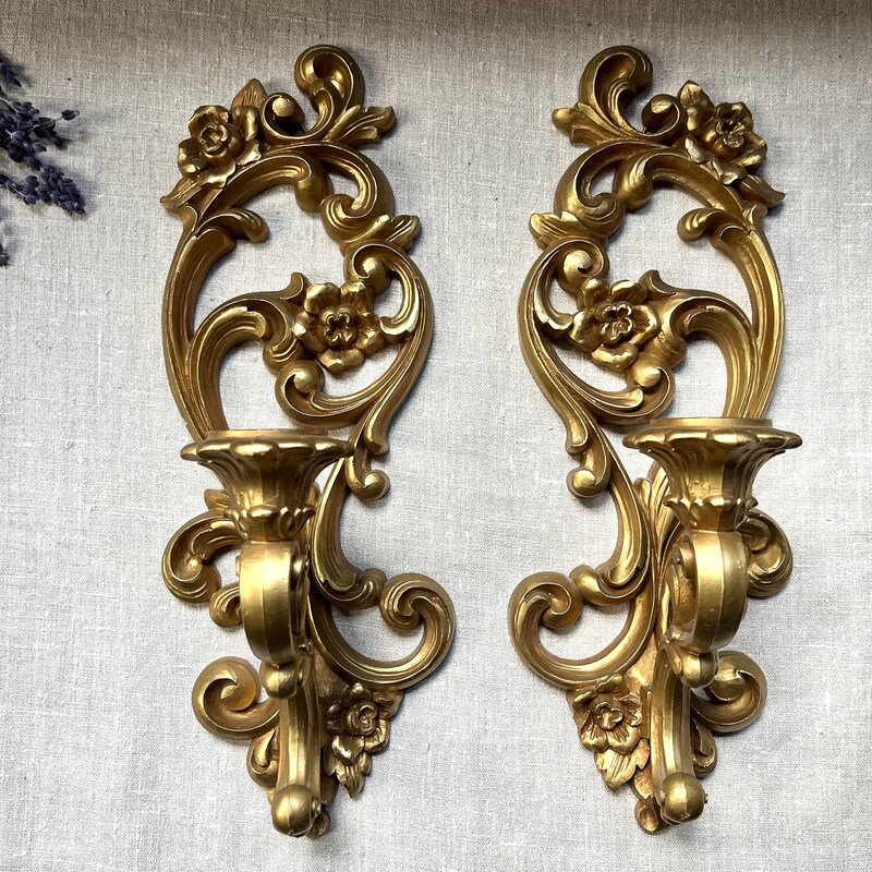 Syroco Sconces - Etsy