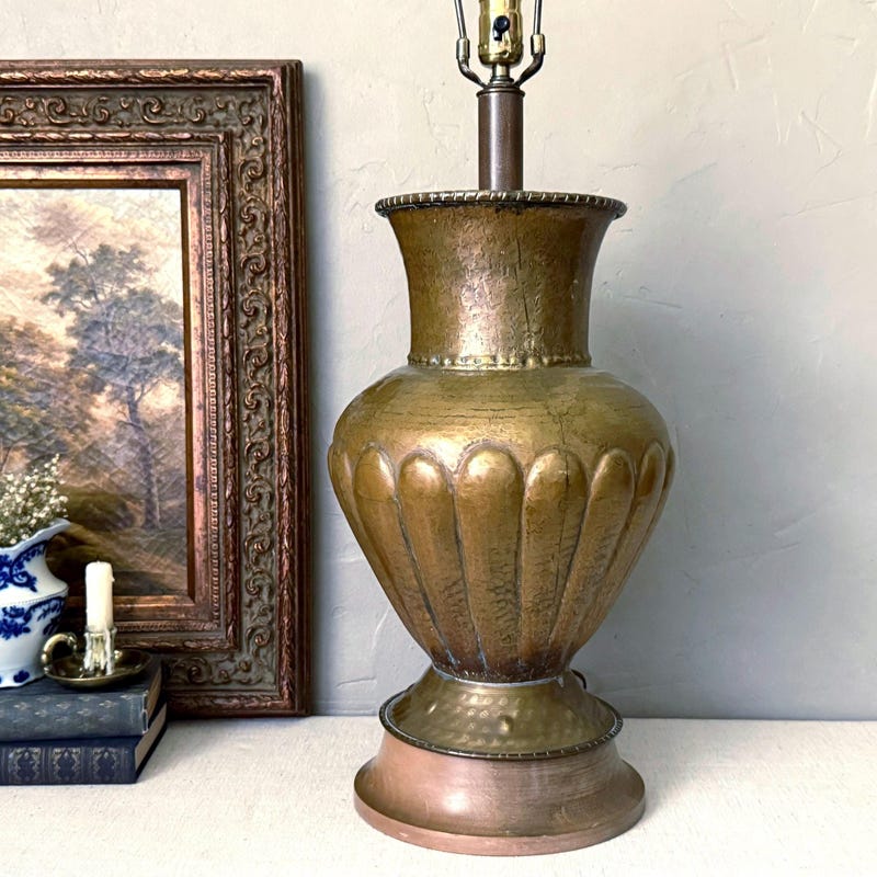 Brass Pedestal for Lamp - Etsy