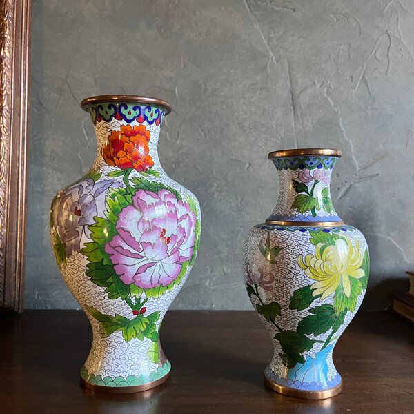 Cloisonne Vase - Etsy