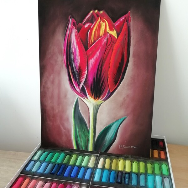 Dry Pastel Painting - Etsy