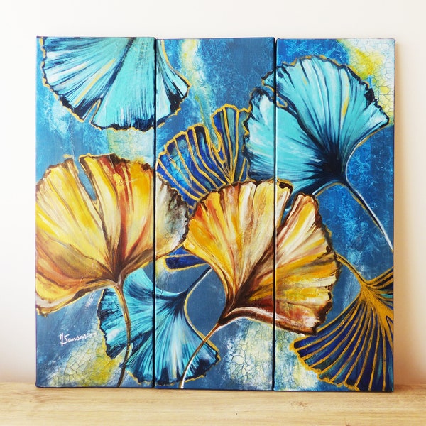 Peinture triptyque - Etsy France