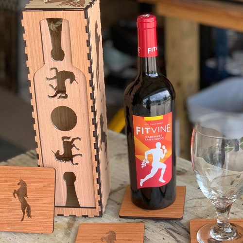WINE BOX SVG Unicorn Wine Box Svg Wooden Wine Box Wine | Etsy